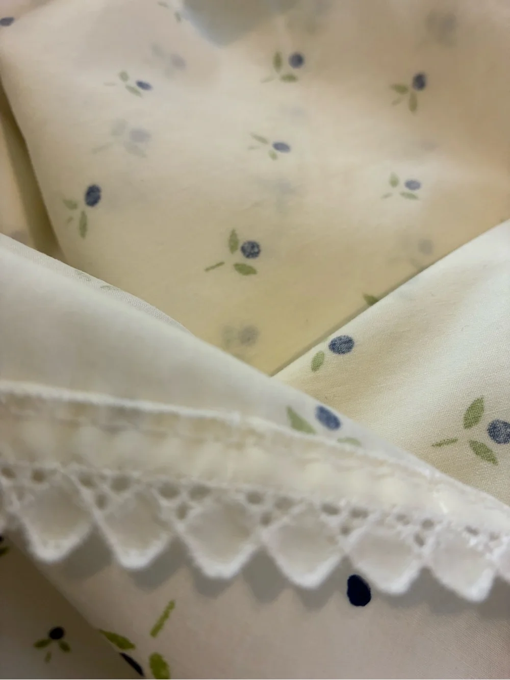 Laura Ashley | Bedding | Laura Ashley White With Blue And Green Floral ...